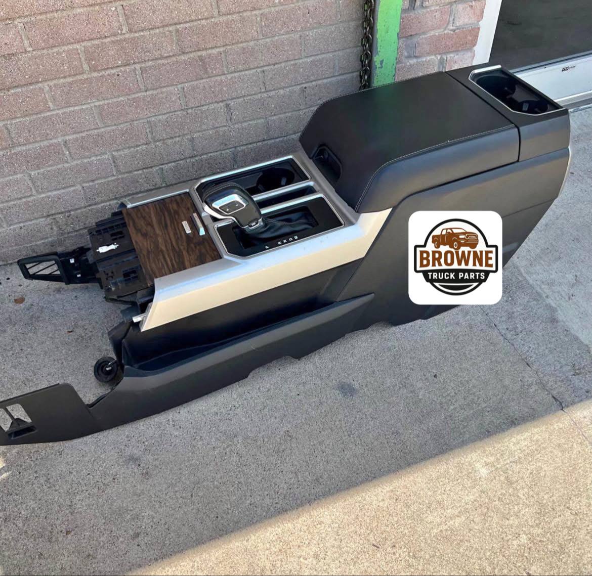 2017–2020 Ford F-150 Floor Black Center Console - Browne Truck Parts